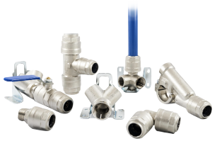 Compressed air network in brass-aluminium - 8900 series - AIRFIT ...